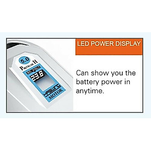 PARKHO HASWING Electric Trolling Motor – 24V 5 HP Power 31.5 Inch Shaft Ventura F 5.0 Brushless with Stepless Adjustable Speed Control and Safety Lanyard Boat Fishing Saltwater Freshwater