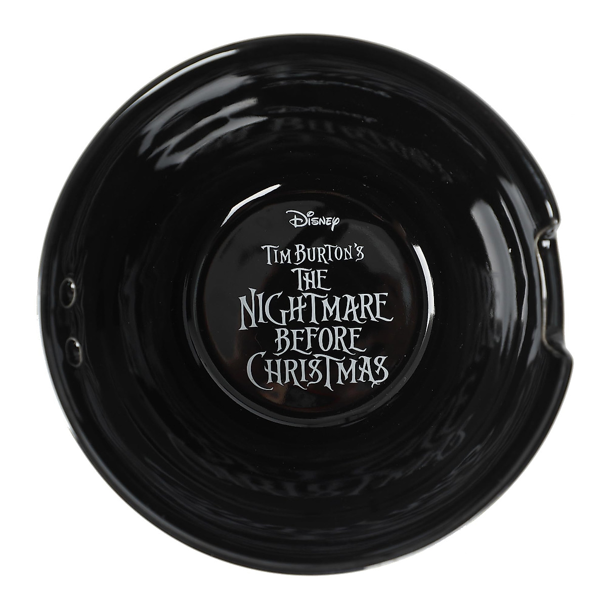 Bioworld Nightmare Before Christmas Jack Skellington On-The-Go Ceramic Ramen Bowl With Chopsticks