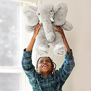 Vermont Teddy Bear Stuffed Elephant - Oh So Soft Elephant Stuffed Animal, Plush Toy, Gray, 18 Inch