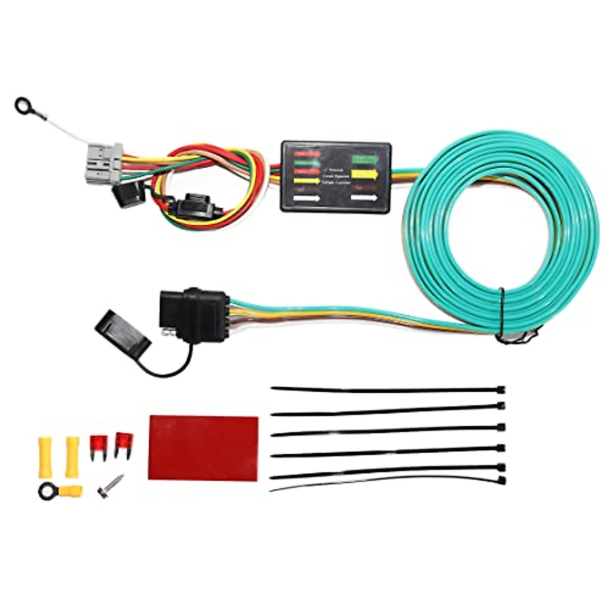 Oyviny Custom 4 Way Trailer Wiring Harness 56161 for Honda Odyssey 2005-2010, Factory Tow Package Required