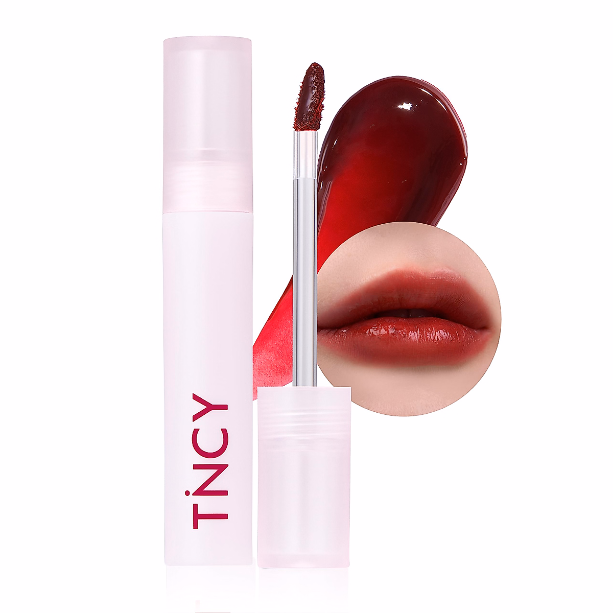 It'S SKIN Tincy All-Day Semi-Matte Lip Stain Tint 0.13oz (05 Manhattan Cherry) - Non-Transfer | Smooth Satin Finish, Rich Pigmentation | Moisturizing, Comfortable Vivid Color for Lasting All-Day