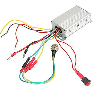 BAIZIFU Motor Brushless Controller, Waterproof 36V/48V Motor Controller, 150W/200W/250W/300W Electric Bicycle Brushless Motor Speed Controller for E-Bike (36V-48V)