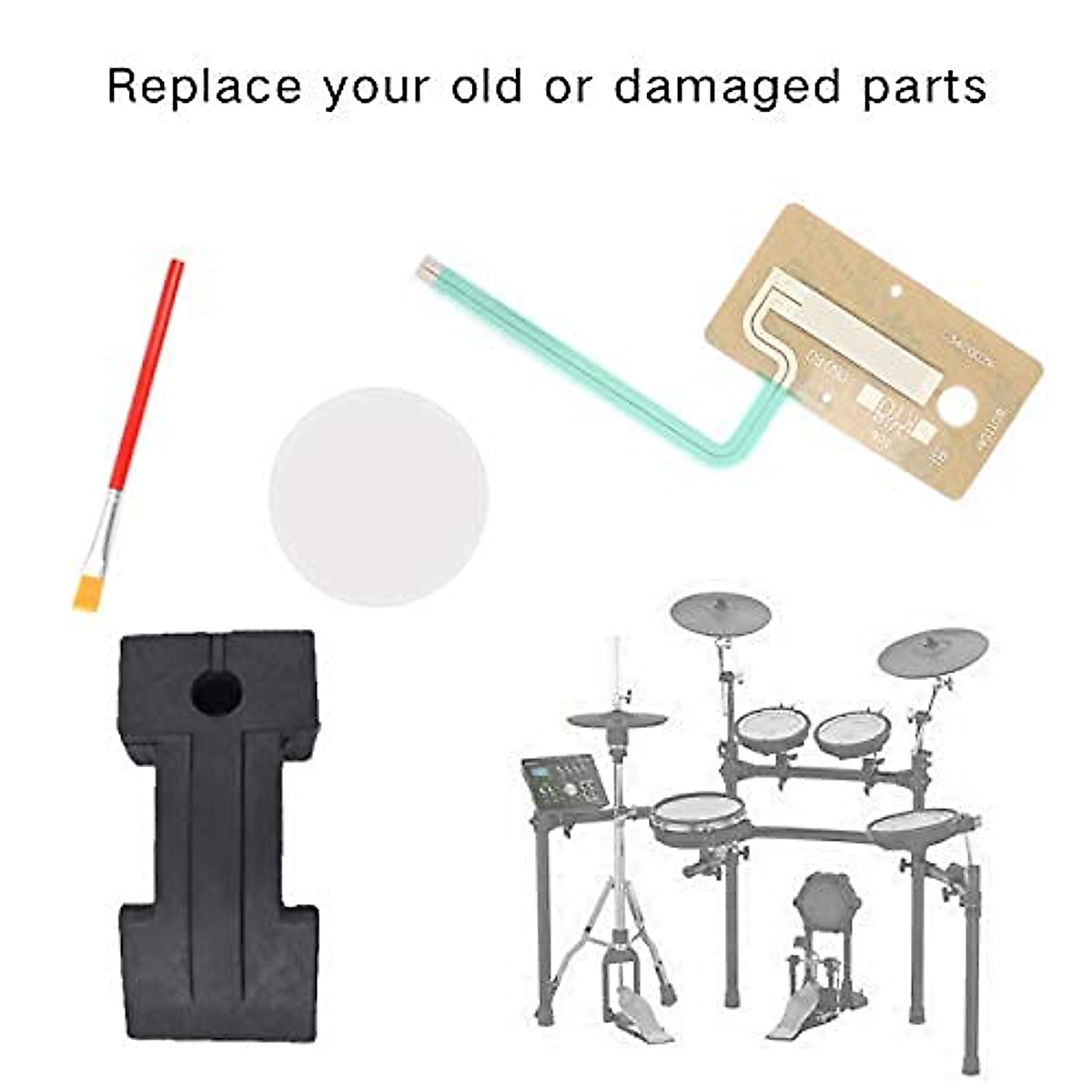 Sheet Sensor Actuator Pedal for Roland Drum FD-8 TD-1 Hi Hat Pedal Rubber Part Circuit TD4 9 11 15 17 Accessories