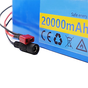 NALMAXO 48v 20Ah E-Bike Battery 18650 Lithium Ion Battery Pack Bike Conversion Kit Lithium Battery Built-in BMS for 250W-1000w E-Bike Electric Bicycle Scooter