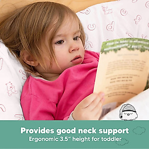 KeaBabies Toddler Pillow with Pillowcase - 13x18 My Little Dreamy Pillow - Organic Cotton Toddler Pillows for Sleeping, Kids Pillow, Travel Pillows for Sleeping, Mini Pillow, Toddler Bed Pillows