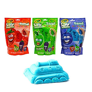Crayola Silly Scents, Colored Sensory Sand | 6 Lbs of Scented Play Sand for Kids | Moldable Play Sand for Sensory Table, Kids Christmas Gifts, Holiday Classroom Gifts, Stocking Stuffers for Kids