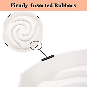 PETDURO Slow Feeder Dog Bowls for Large Dogs 4 Cups - Heavy Duty Dog Food Bowls for Medium Sized Dog - Maze Puzzle Slow Feeding Dog Bowl Accessories Stuff to Slow Down Eating for Fast Eaters