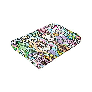 Tokidoki Ultra-Soft Throw Blanket Warm Fleece Blanket Lambswool Blanket for Couch Bed Sofa 80"X60"