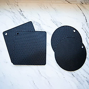 Gekko and Co. Carbon Steel Wok Pan with Lid Bundled with Hot Pads – 14-Piece Woks & Stir-Fry Pans Set –Non-Stick Chinese Wok Pan – Woks for Electric Stove, Gas, Halogen, Induction – 12.6 Inches