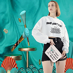 LEVLO Martini Lovers Gifts I Have No Interest In An Inferior Martini Makeup Bags TV Show Lovers Travel Bags Mother Bridal Brunch Gifts(Inferior Martini)