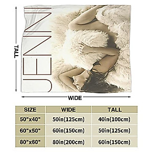 MarjorieAFloyde Throw Blanket Soft Micro Fleece Blanket Home Decor Warm Anti-Pilling Flannel Throw Blanket for Couch Bed Sofa 50"X40"