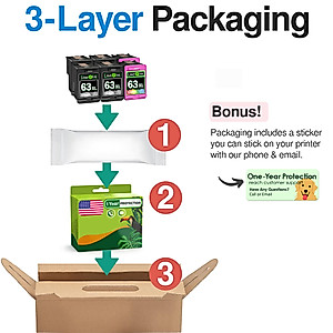 Limeink 6 Remanufactured Ink Cartridge 63XL 63 XL High Yield for HP Envy 4512 4520 Deskjet 3632 2130 2132 1110 3636 3637 1112 3630 3634 OfficeJet 3830 3833 4650 4652 4655 5255 5258 Printer Black Color