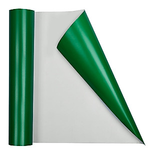 Iioscre Gift Wrapping Paper, Dark Green Wrapping Paper Roll, Matte Metal Solid Color Wrapping Paper for Birthday Christmas Wedding Baby Shower Father's Day Valentine's Day, 17.3 Inch X 32.8 Feet
