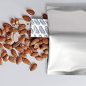 20 Pack 15 Mil Mylar Bags For Food Storage 5 Gallon Mylar Bags With Oxygen Absorbers 30 Individual 2500cc Bolsas Mylar Con Absorbentes Gal Myler Resealable O2 Para Guardar Alimentos Bolsas Absorbentes
