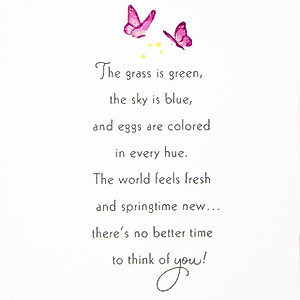 Hallmark Paper Wonder Displayable Pop Up Easter Card (Spring Flowers), Welcome Easter