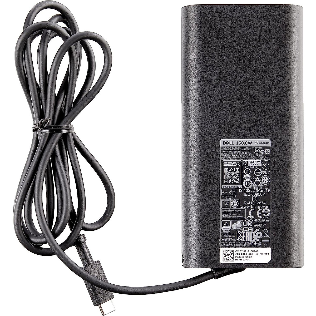 Dell 130W USB-C/USB Type C Replacement AC Adapter for Precision 5530 2in1,XPS 15 2in1 9575, DP/N 0M0H25/M0H25, 0K00F5/K00F5,Model DA130PM170,HA130PM170