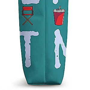 Movie Night Popcorn Tickets Family Cinema Time Film Theater Tote Bag