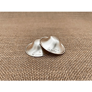 SILVERBABY Silver Nursing Cups, Silver Cups, Nipple Shields for Nursing Newborn, Nipple Guards, Nipple Covers Breastfeeding, Nipple Covers Breastfeeding, 925 Silver