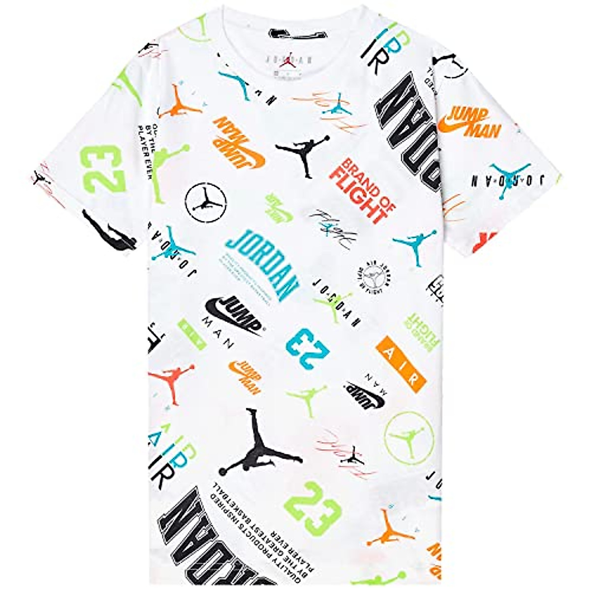 Jordan Boy's Levels All Over Print (Big Kids) White XL (20 Big Kid)