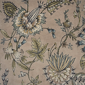 TOP FABRIC, Gia Jacobean Floral Chenille Upholstery Fabric - Whimsical Multicolor Design - 100% Polyester - 55 Width