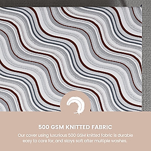 BedStory Memory Foam Mattress Topper 3 Inch Queen Size - Firm Bed Topper for Back Pain Relief - Luxury Mattress Pad for Big Figure - Adjustable Anti-Slip Cover - No Odor, CertiPUR-US Certified