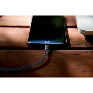 vCharged iPhone Charger Cable 2ft, 2 Pack Apple MFi Certified Lightning Cables Premium Nylon Braided Fast Charging USB Cord for iPhone 14 Pro Max, 13, 12, 11/Mini, XR, XS/Max, X, iPad, Airpods - Black