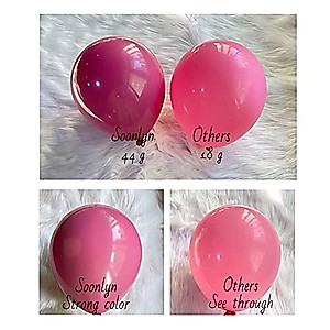 Soonlyn Pink Balloons Garland 135 Pcs Double Stuffed Balloons, Dusty Rose Gold Metallic Confetti Latex Balloons Arch Kit for Baby Shower Decorations for Girl Birthday Party, Bridal Shower, Wedding