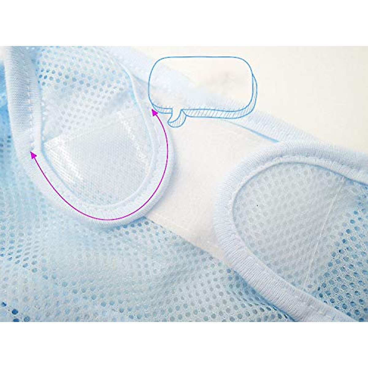 WOIWO 3 PCS Baby Learning Pants Mesh Diaper Pants Breathable To Wash Newborn Diaper Bag Cover Baby Diaper Bag