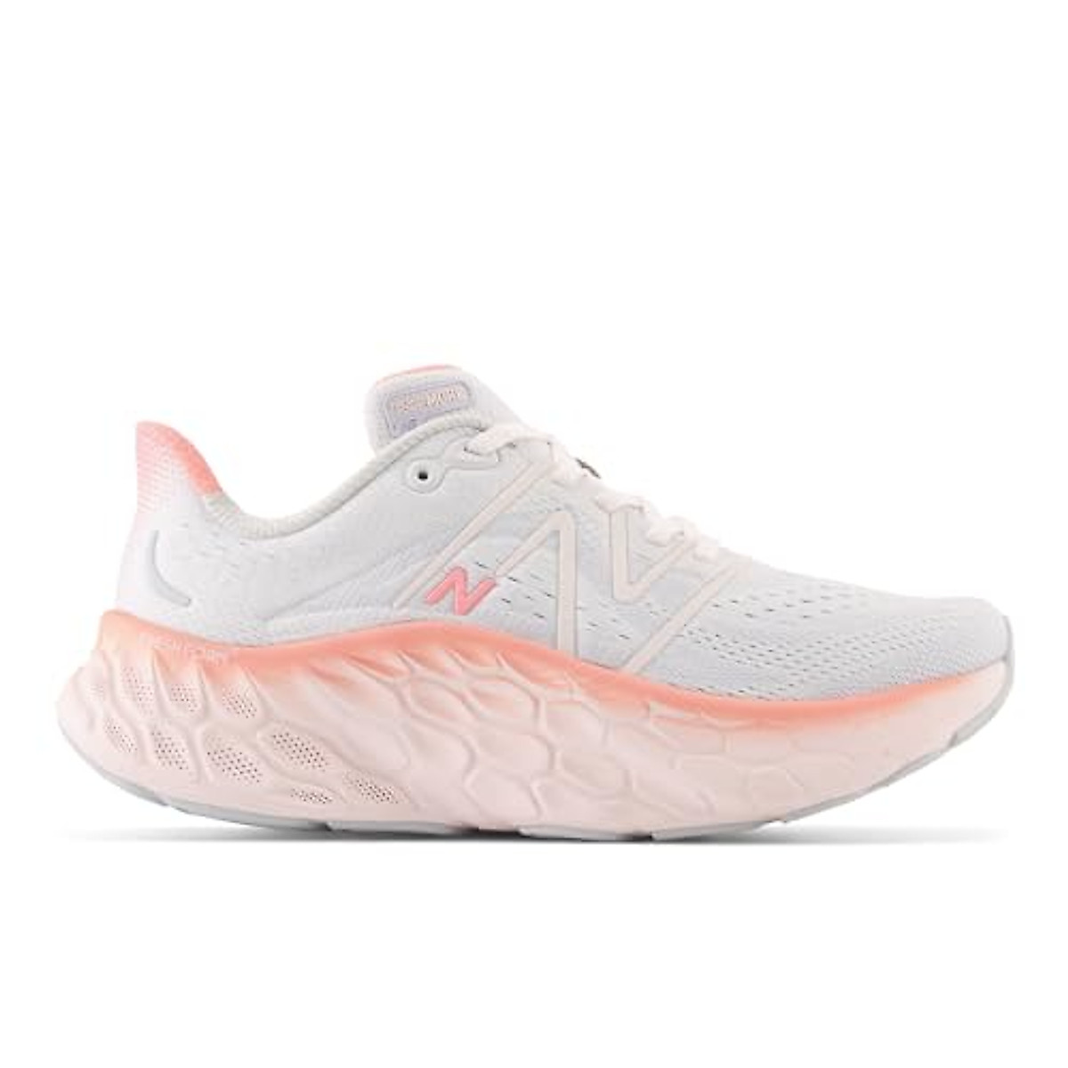 New Balance Women's WMORV4 Running Shoe, Quartz Grey/Washed Pink/Grapefruit, 8.5