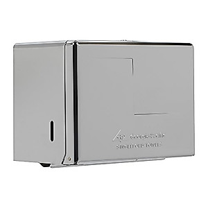 GEORGIA-PACIFIC Singlefold Paper Towel Dispenser by GP PRO (Georgia-Pacific), Chrome, 56720, 10.625" W x 6.000" D x 7.500" H