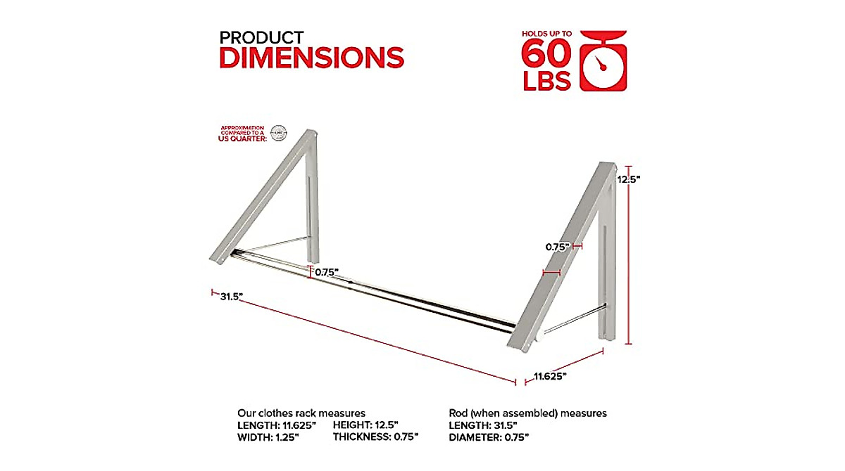 Double Foldable Clothing Rack - Maximize Your Space