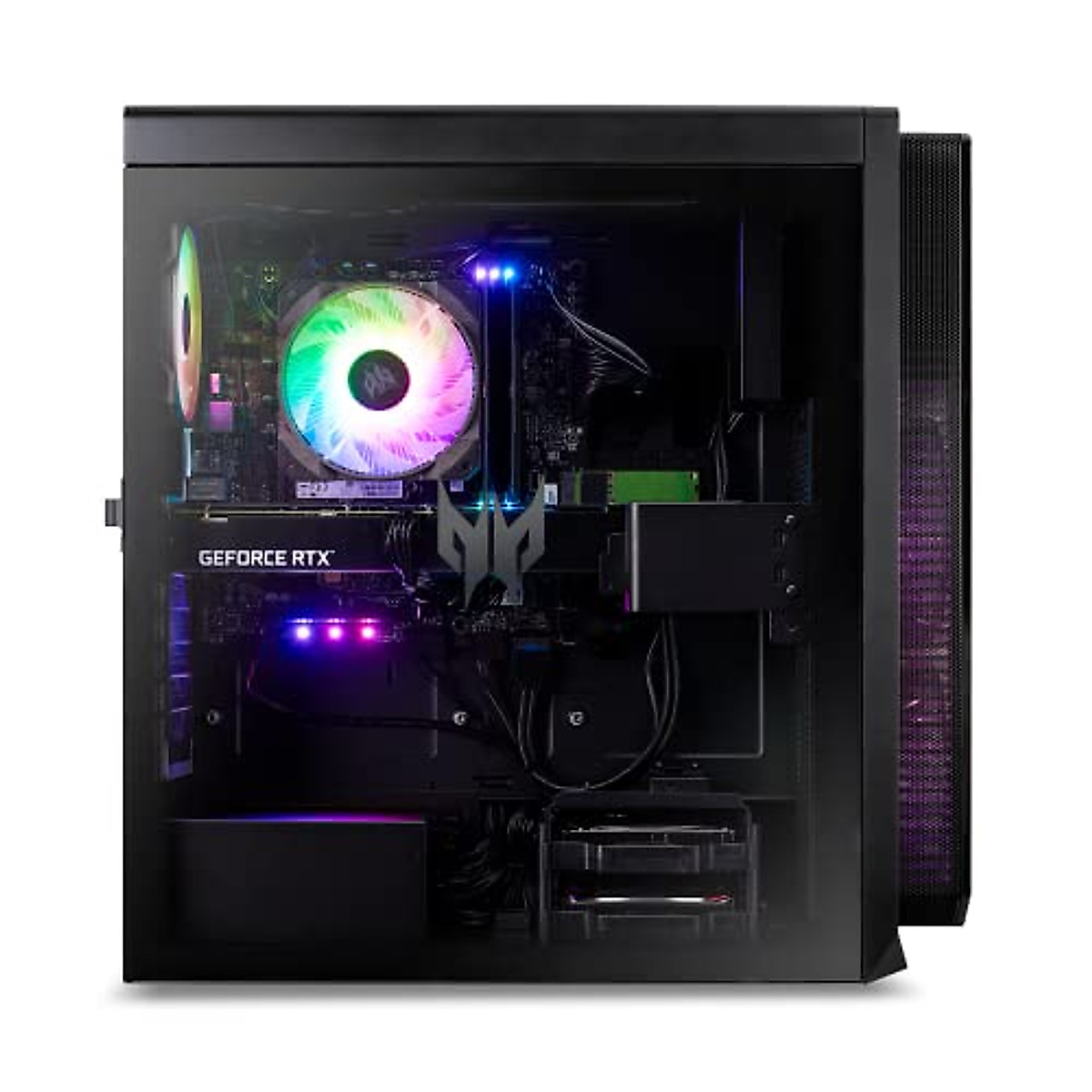 Acer Predator Orion 5000 PO5-650-UR12 Gaming Desktop | 13th Gen Intel Core i7-13700F 16-Core | NVIDIA GeForce RTX 4070 Ti | 16GB DDR5 | 1TB PCIe Gen4 SSD | Intel Wi-Fi 6E | RGB Keyboard & Mouse,Black