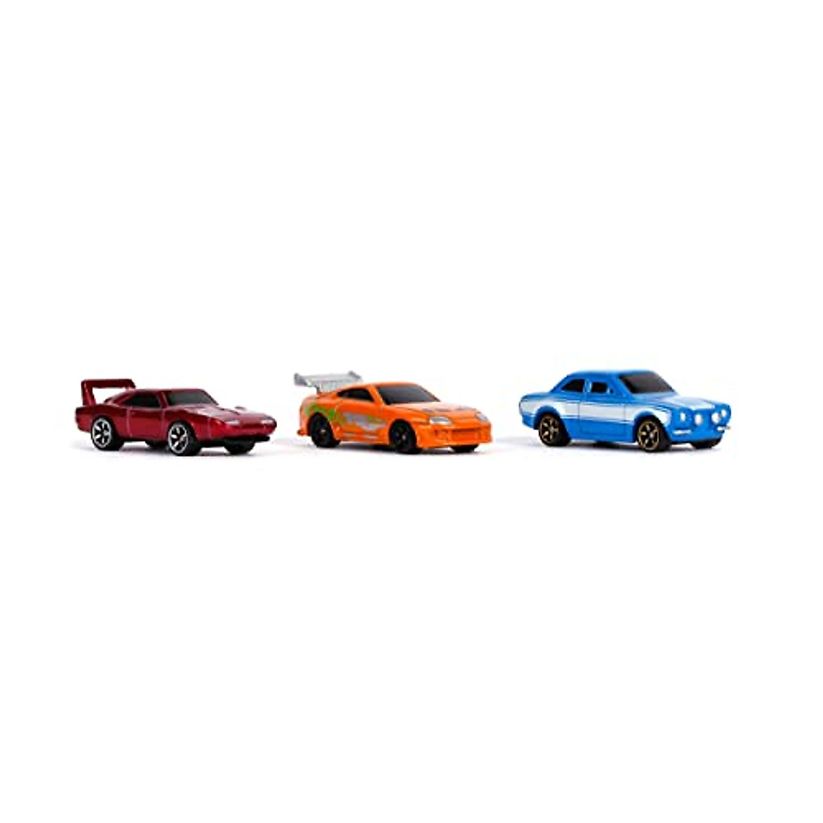 Jada Toys Fast & Furious 1.65" Nano 3-Pack Die-cast Cars, Toys for Kids and Adults, Multi (JAN31124)