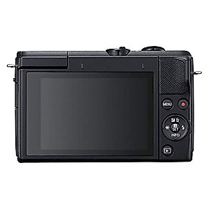Canon EOS M200 Mirrorless Digital Camera Dual Lens Kit (Black) (International Model)