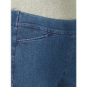 Chic Classic Collection Women's Easy-Fit Elastic-Waist Pant, Mid Shade, 18