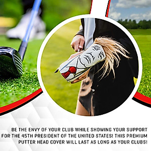 Pins & Aces Golf Co. Keep America Great Putter Head Cover (Blade)