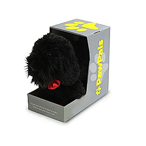 MEVA Kids Walking and Barking Puppy Dog Toy Pet with Remote Control Leash, Gifts for Kids Boys Girls (Black)