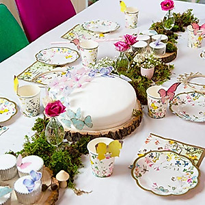 Talking Tables Truly Fairy Paper Plate with Fairy Design for a Tea Party or Birthday, Multicolor (1)