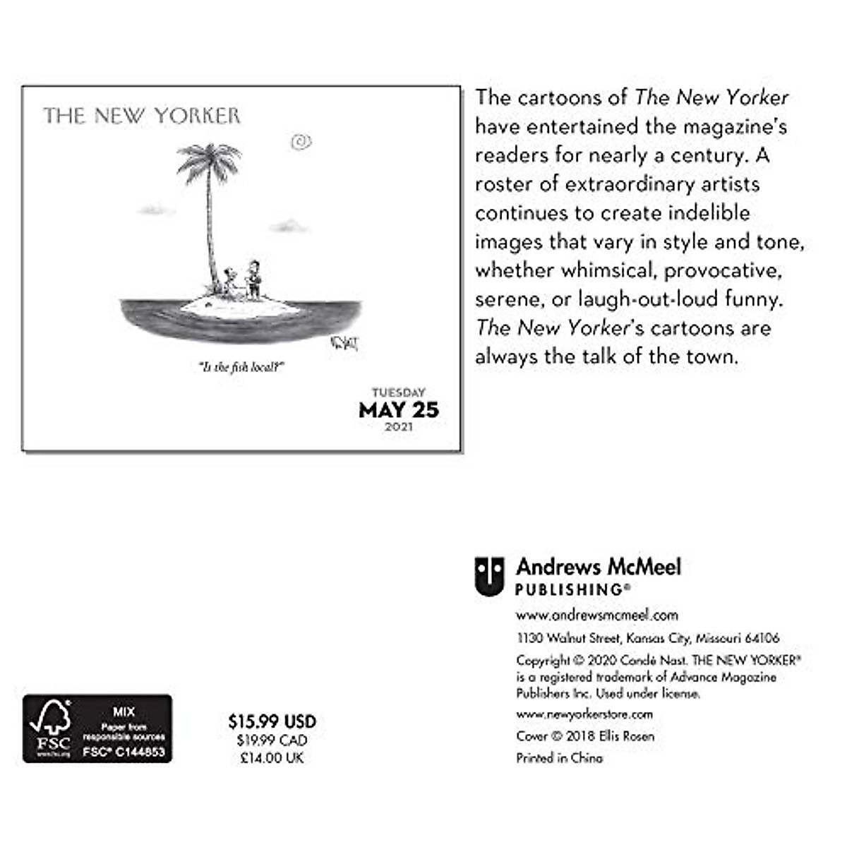 Cartoons from The New Yorker 2021 Day-to-Day Calendar