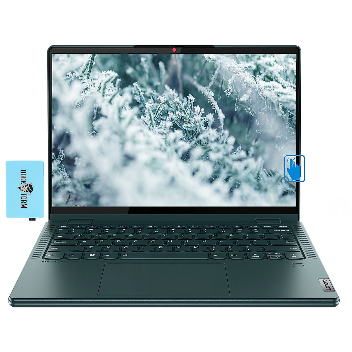 Lenovo Yoga 6 13.3" 60Hz WUXGA IPS Touchscreen 2-in-1 Laptop (AMD Ryzen 7 5700U 8-Core, 16GB RAM, 512GB SSD, AMD Radeon, Backlit KYB, Fingerprint, WiFi 6, BT 5.2, HD Webcam, Win11Home) w/Hub