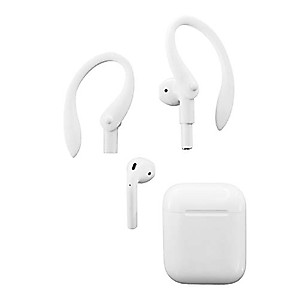 EARBUDi Earhooks Compatible with Apple AirPods | White