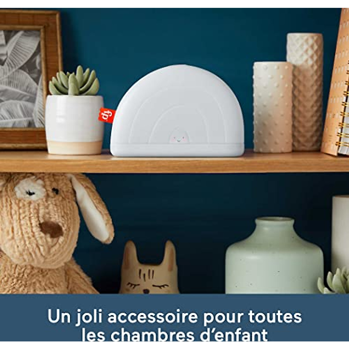 Fisher-Price Sound Machine Soothe & Glow Rainbow With Lights Music And Volume Control For Newborns And Up