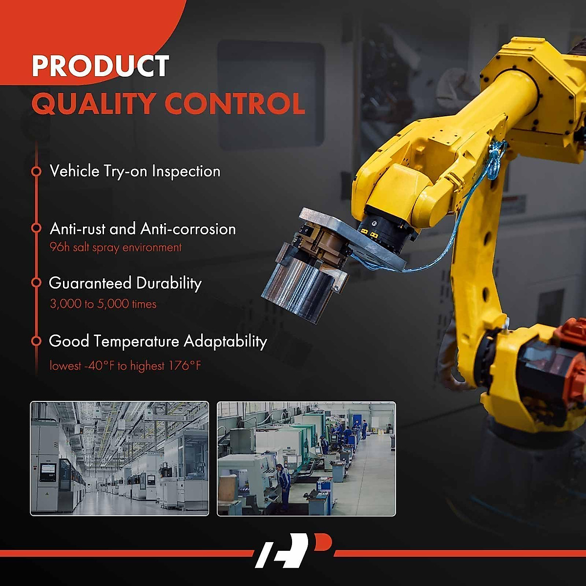 A-Premium Rear Door Lock Latch Actuator Compatible with 2016 2017 2018 2019 2020 Trunk Latch Lid Lock Actuator, L4 1.6L/L4 2.0L/L4 2.4L, Sedan, Trunk Lock Actuator, Replace# 81230-D4000, 81230D4000