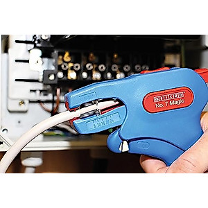 WEICON No. 7 Magic/Automatic Wire Stripper/for Cables from 20-5 AWG (0.5 mm squared - 16.0 mm squared)/ Side Cutter