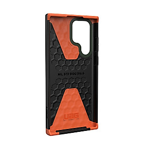 URBAN ARMOR GEAR UAG Designed for Samsung Galaxy S22 Ultra Case Green Olive Sleek Ultra-Thin Shock-Absorbent Civilian Protective Cover, [6.8 inch Screen]