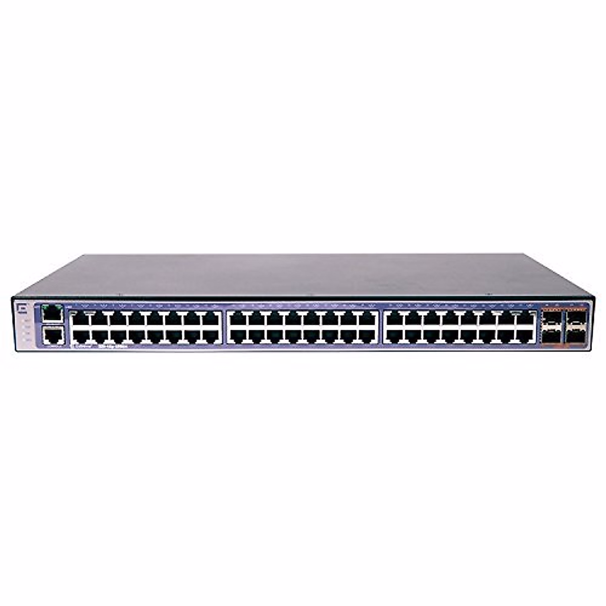 Extreme Networks - 220-Series 48 Port 10/100/1000BASE-T PoE+ 4 10GbE unpopulated SFP+ Ports (2 LRM Capable) 1 Fixed AC PSU 1 RPS Port L2 Switching with RIP and Static Routes