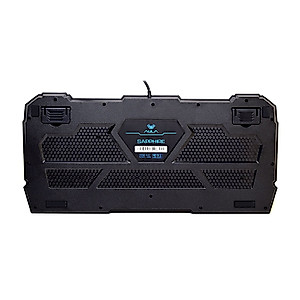 Beastron RGB LED Backlit Mechanical Wired Gaming Keyboard with Blue Switches, Adjustable Backlit Effects, Compatible with PC and Mac