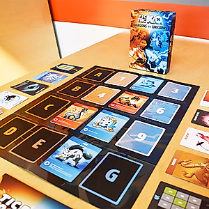 Unstable Games - Tic Tac K.O. : Dragons vs. Unicorns Base Game - Quick-to-learn team card game for kids, teens, & adults - Adorably ruthless twist on Tic Tac Toe - 2-4 players - Great for game night