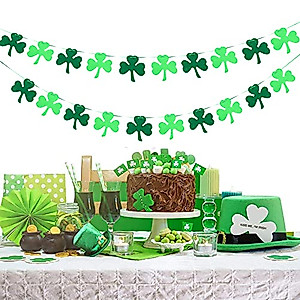 St Patricks Day Decorations Shamrock banner Decor Garland St. Patrick's Day Party Supplies