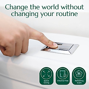 CLEANOMIC - Toilet Tank Cleaner Tablets (4 Pack) - Toilet Tablets for Tank, Toilet Cleaner Tablets, Toilet Cleaner Refill Pads, Toilet Bowl Cleaners, Household Toilet Cleaners